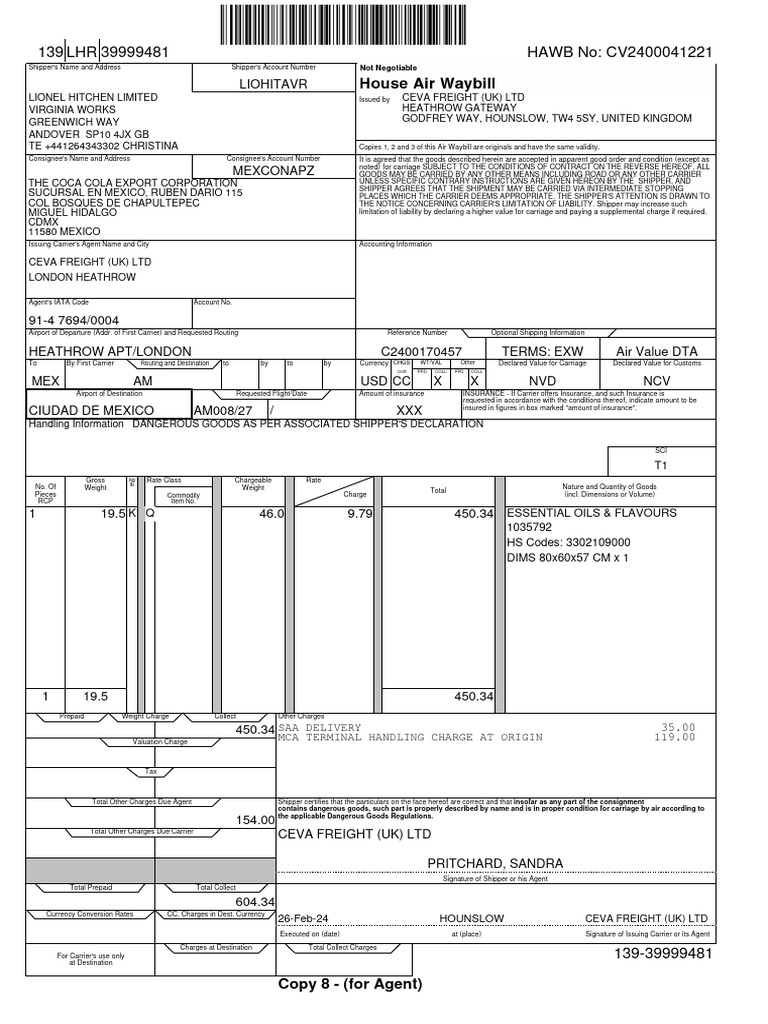 OH - House Bill of Lading - 2024-02-28T114621.241 | PDF | Economies ...