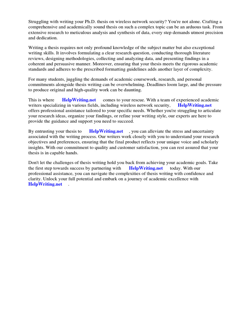 Phd Thesis On Wireless Network Security Pdf Computer Network Computer Security