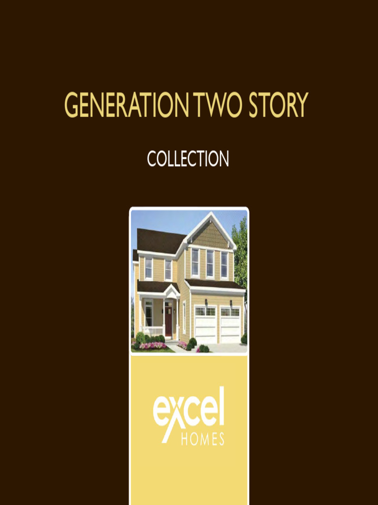 Excel Homes Generation Series Plans | PDF | Room | Kitchen