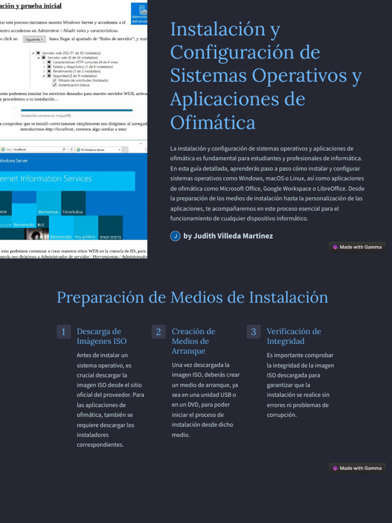Instalacion y Configuracion de Sistemas Operativos y Aplicaciones de ...