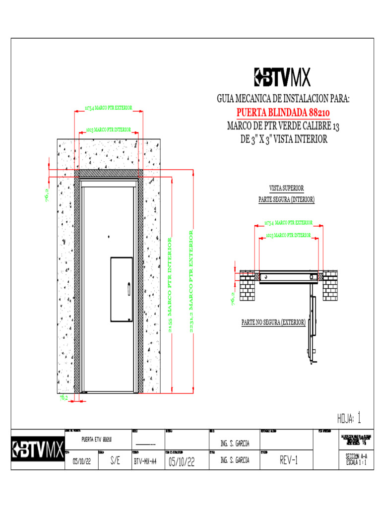 2 GUIAS MECANICAS INST V - 202-88210 Vista Interior PTR | PDF