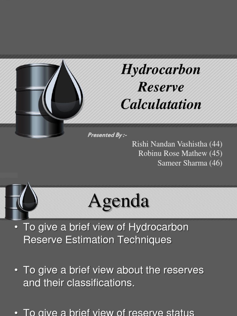 Hydrocarbon Reserve Estimation | PDF | Oil Reserves | Industries
