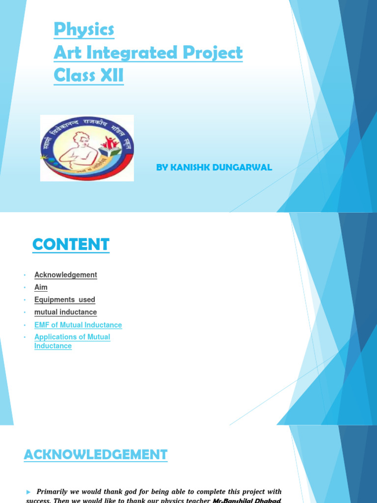 Physics AIL Project | PDF | Inductance | Inductor