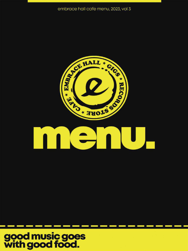Embrace Hall Menu-2023 | PDF