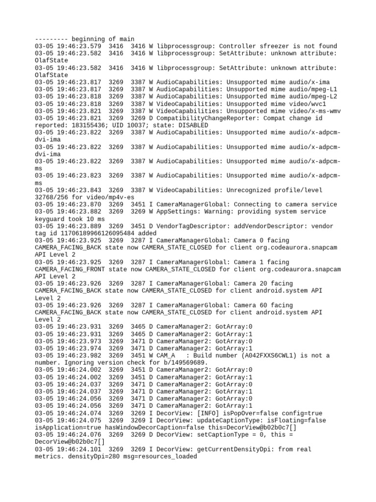 Log Cat 1709642783482 | PDF | Computing Platforms | Information Technology