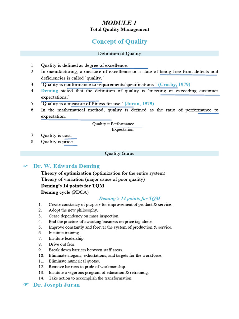 A5 - TQM | PDF | Quality (Business) | Customer