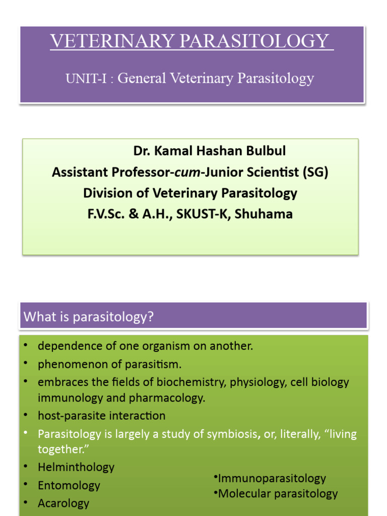 General Parasitology | PDF