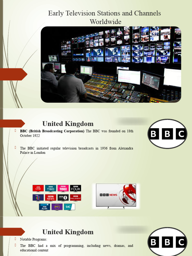 Evolution of Television Stations Worldwide | PDF | Television ...