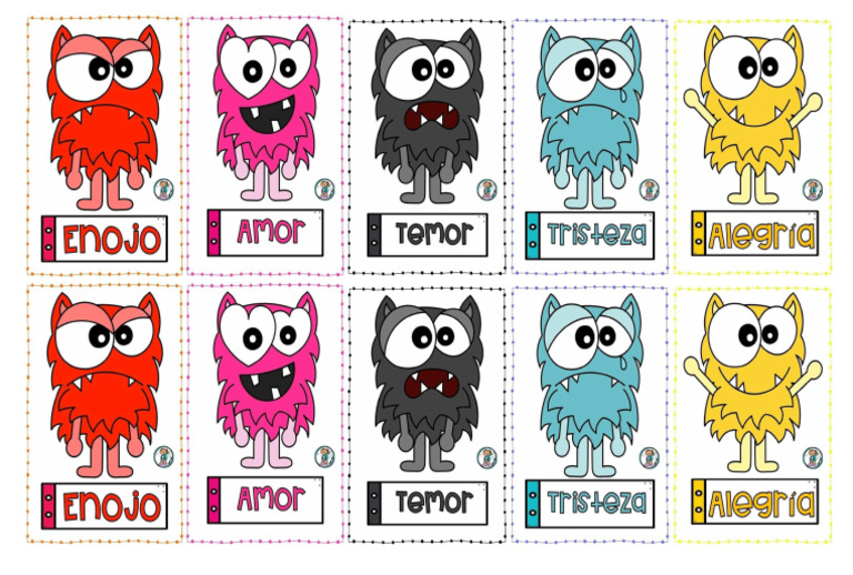 Memorama Emociones | PDF