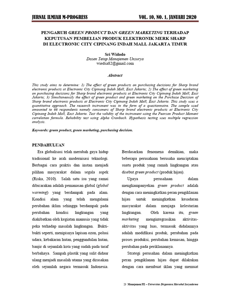 Jurnal Ilmiah M-Progress Vol. 10, No. 1, Januari 2020 | PDF