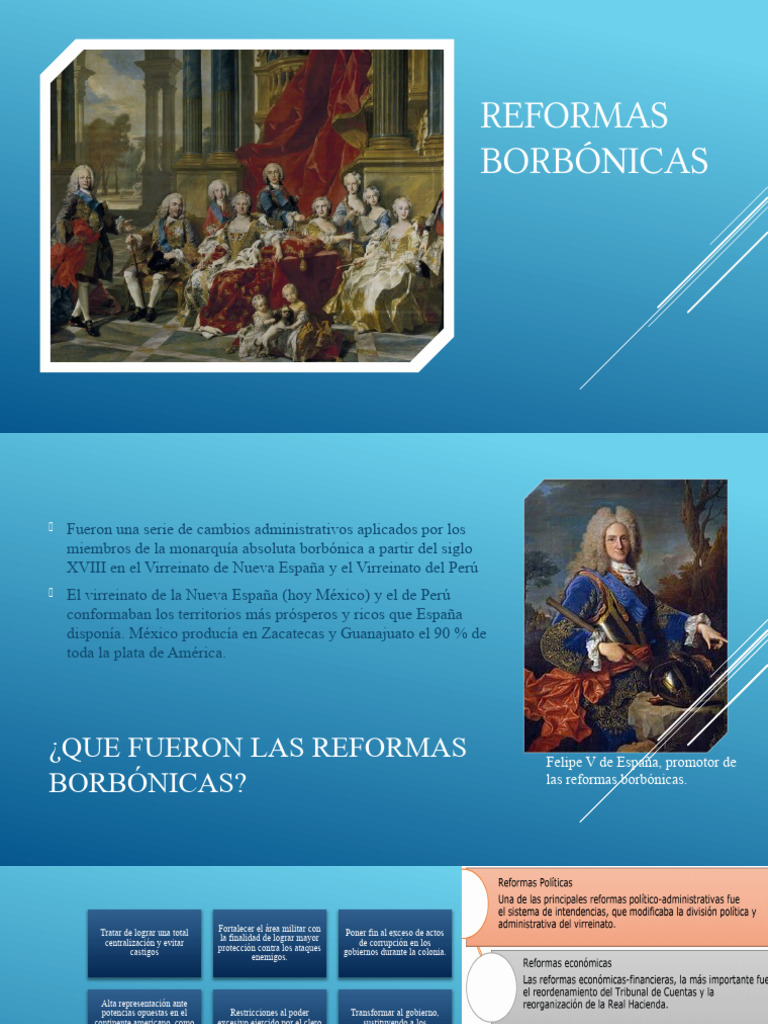 Impacto de las Reformas Borbónicas en México | PDF | Imperio español ...