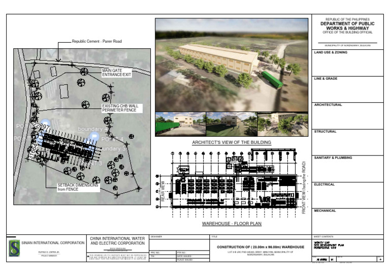 Warehouse Architectural Plans | PDF | Real Estate