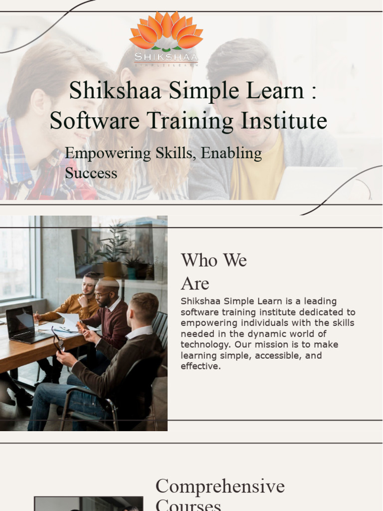 Shikshaa Simple Learn - Software Training Institute | PDF