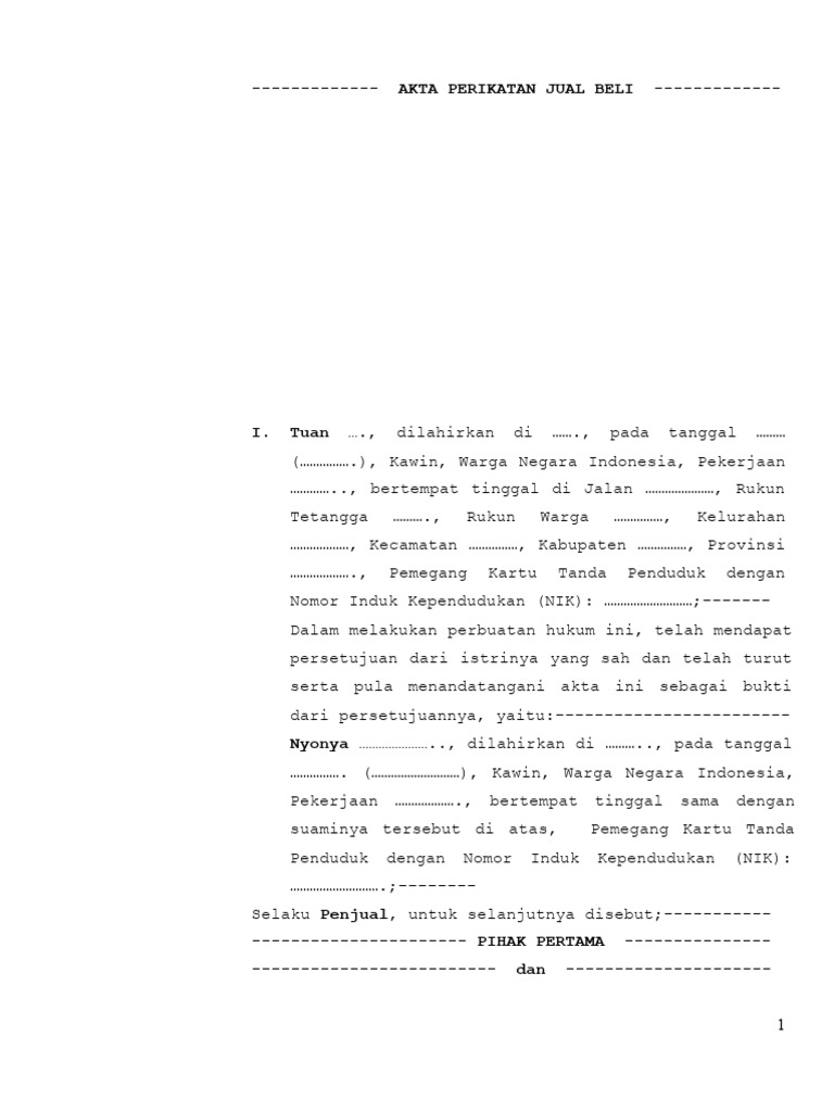 PJB (Lunas) Kosongan | PDF