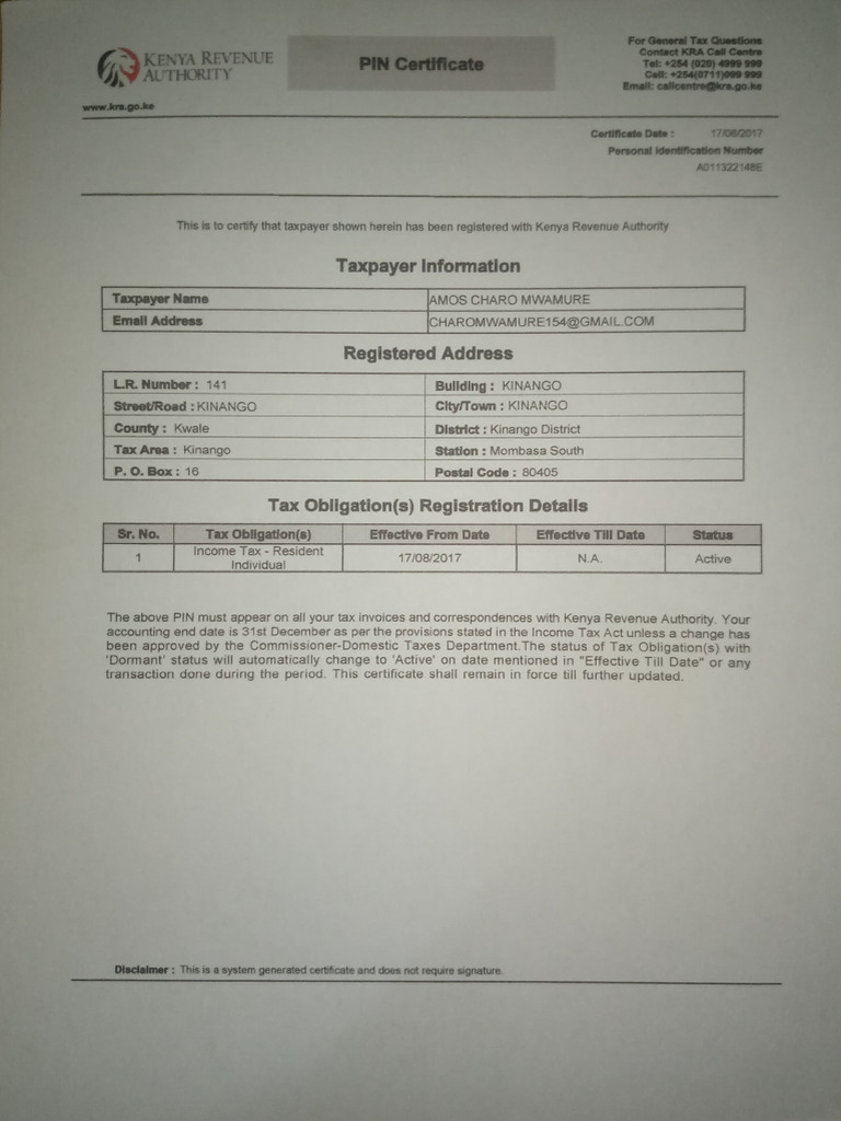 Kra 3 | PDF | Taxes | Money