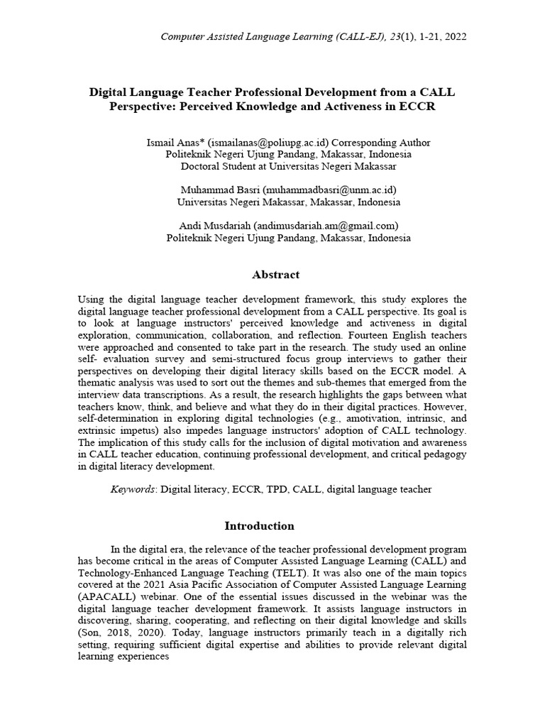 CALL-EJ Paper Template | PDF