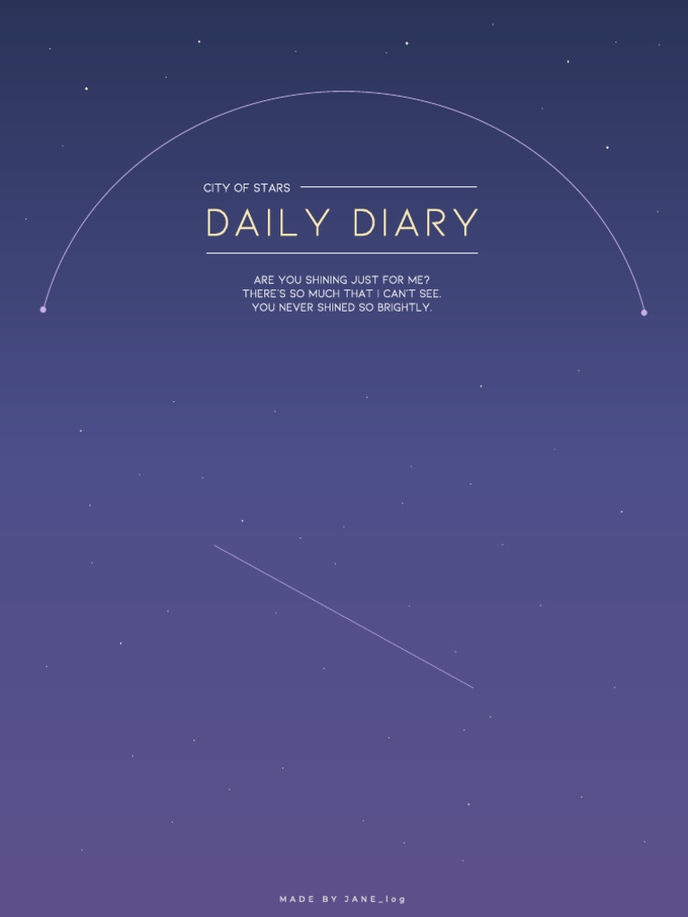 JANE Diary Daily02 Cityofstars | PDF