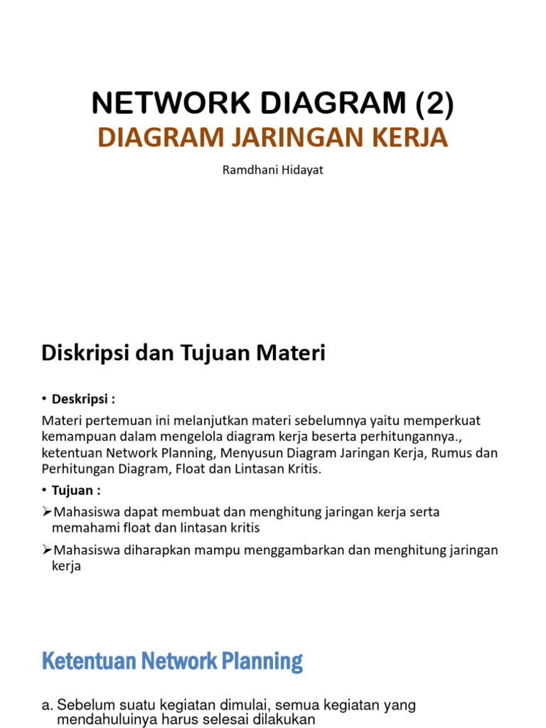 Network Diagram | PDF