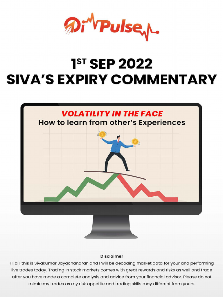 Expiry Day Volatility | PDF | Order (Exchange) | Market Trend