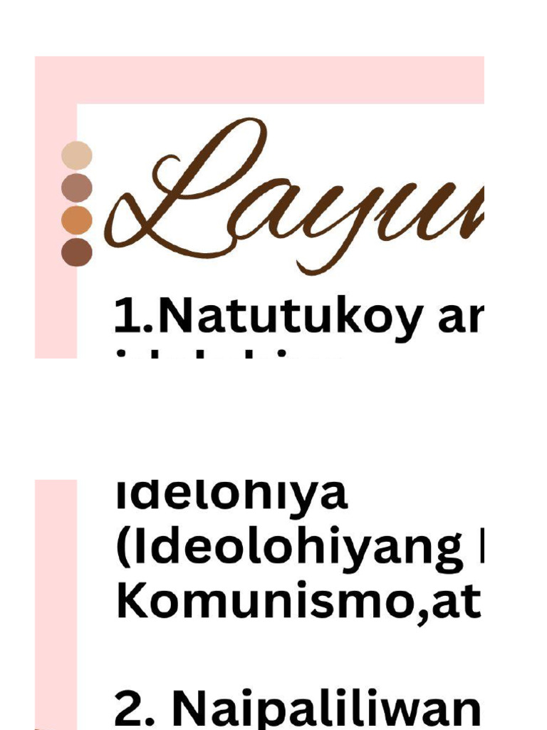 Layunin Week 3 | PDF