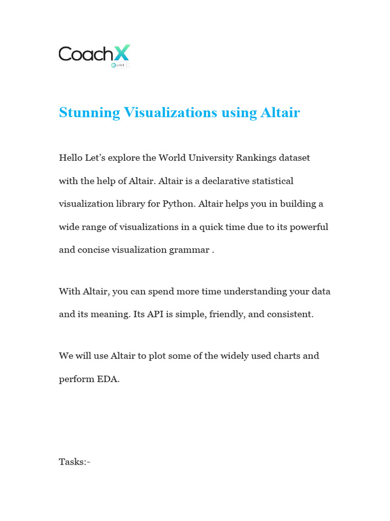 Visulization Using Altair | PDF