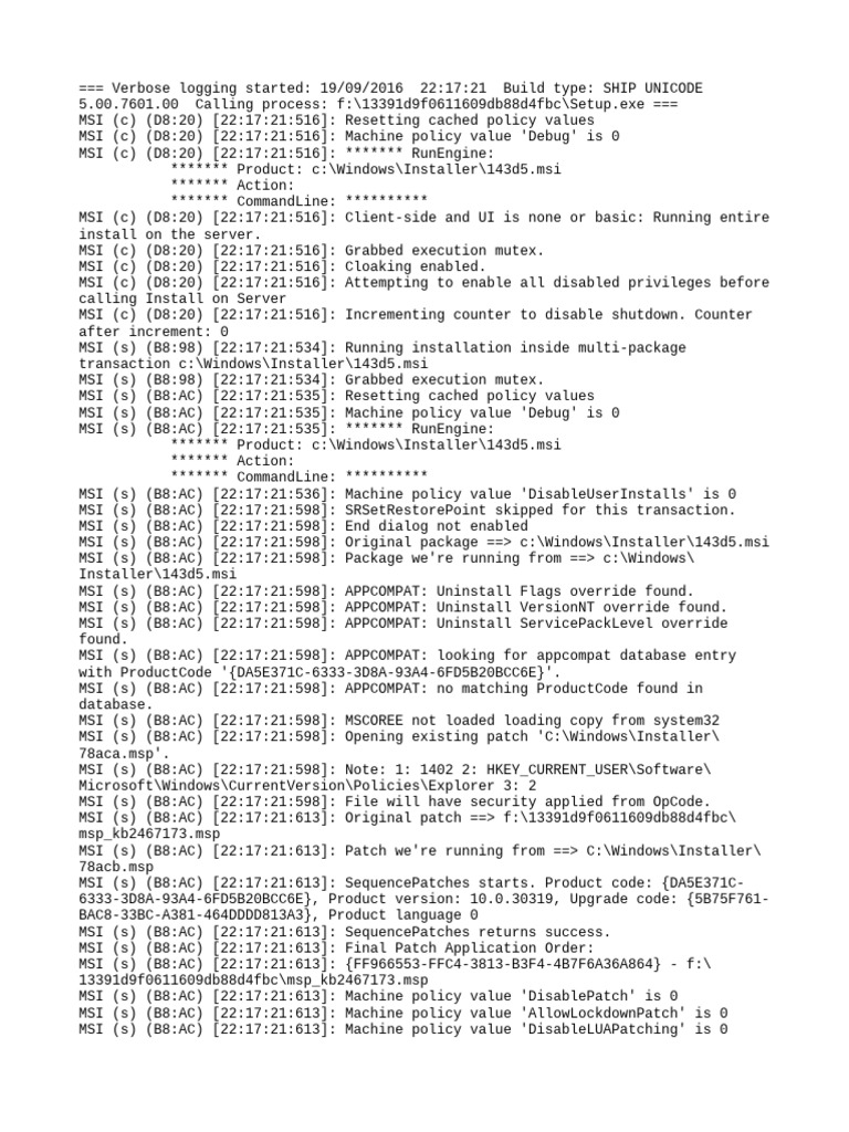 Microsoft Visual C++ 2010 x64 Redistributable Setup - 20160919 ...