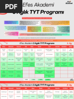 TYT Çalışma Programı 5 Aylık | PDF