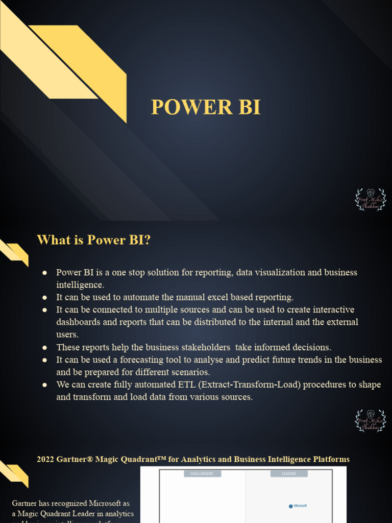 POWER BI - Student | PDF