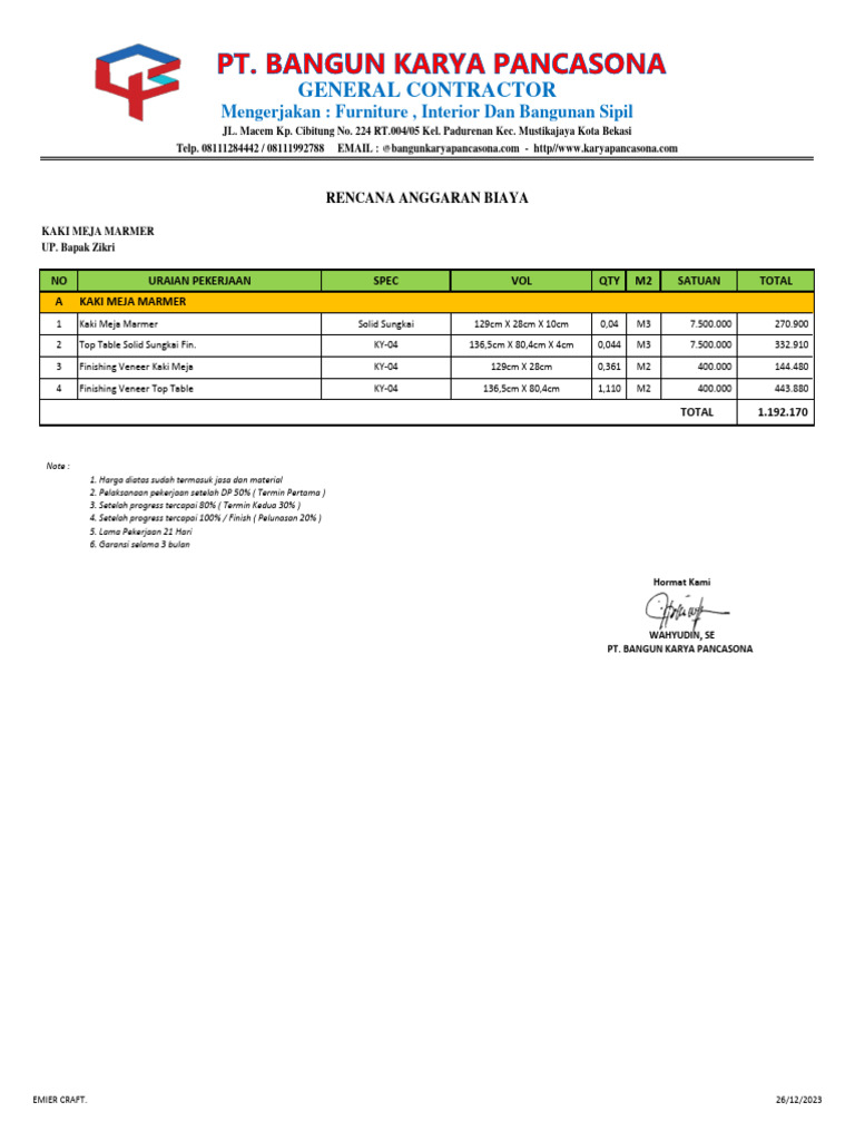 Rab Meja Marmer 3 | PDF