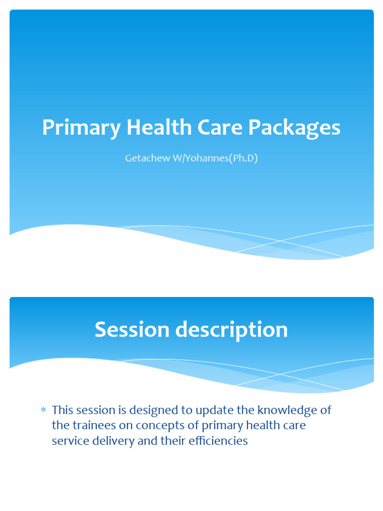 Phc Powe Point Pt Pdf Health Care Efficiency