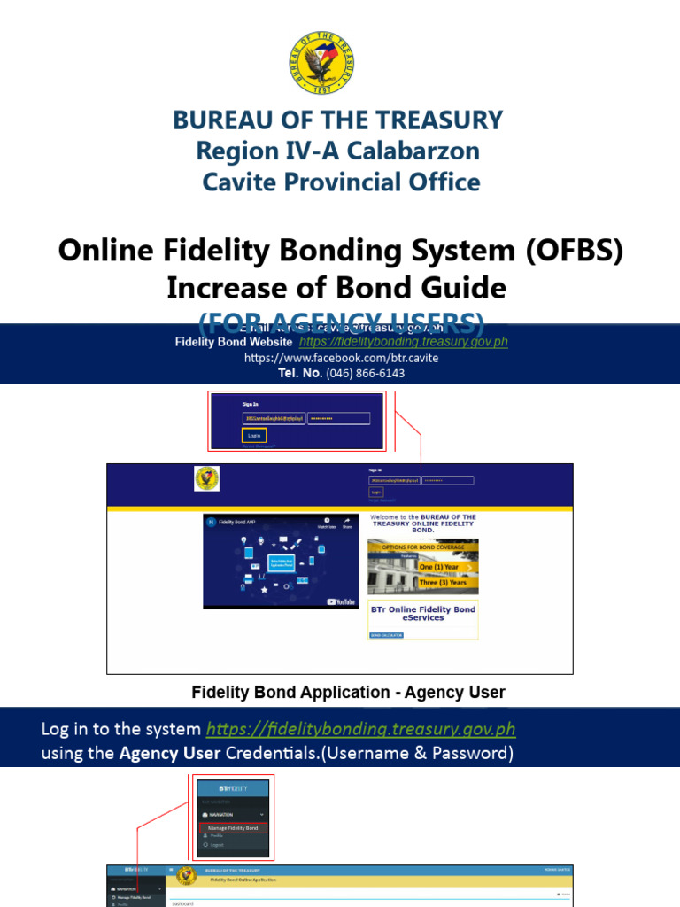 Increase of Bond - Agency User Ofbas | PDF