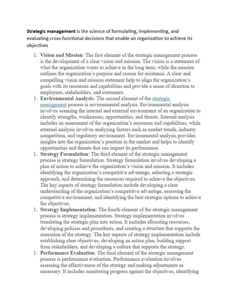 SPM2 | PDF | Strategic Management | Organizational Culture