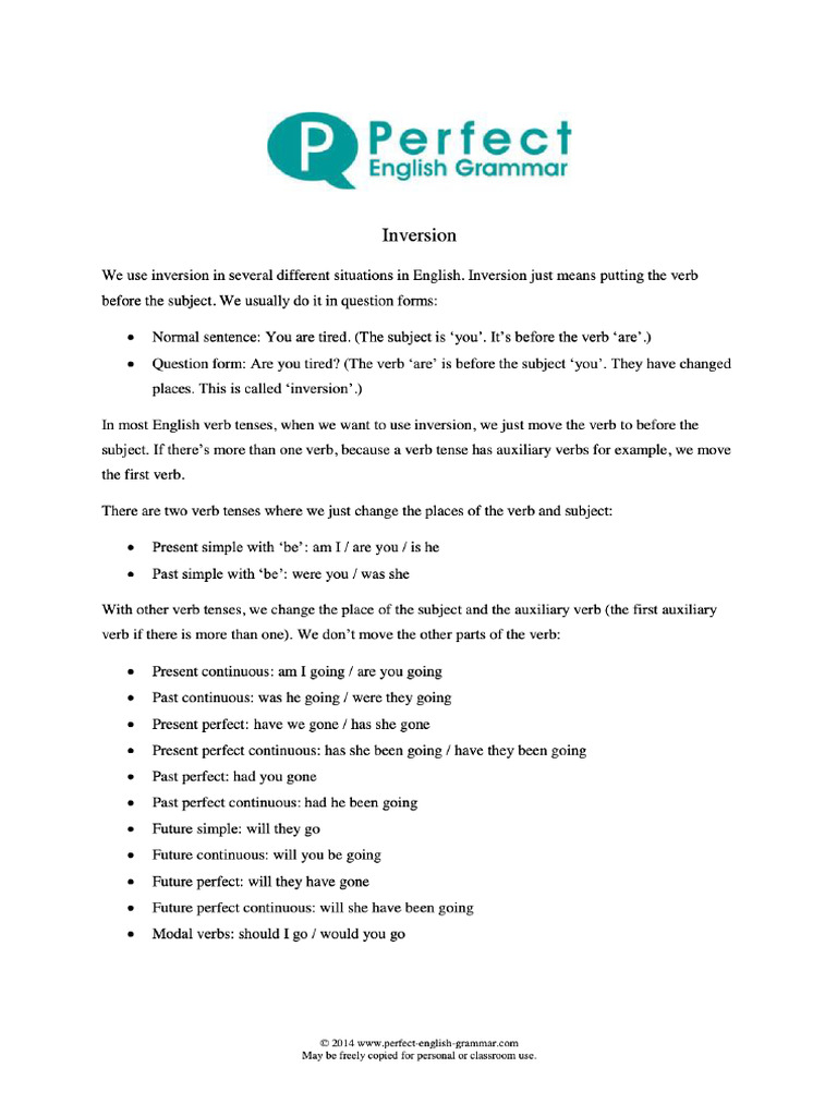 Inversion - Theory 1 | PDF