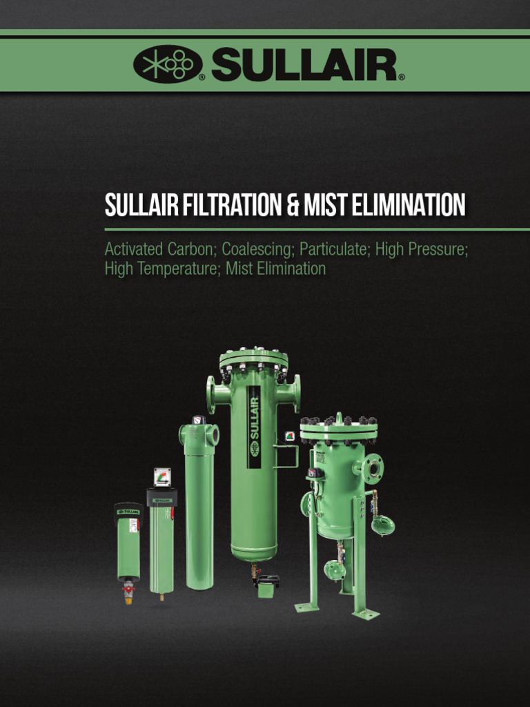 LIT_Sullair Filtration Brochure_SAPATSX201907-2_EN | PDF | Filtration ...