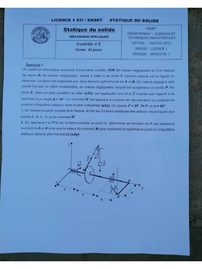 One Statique 1 | PDF