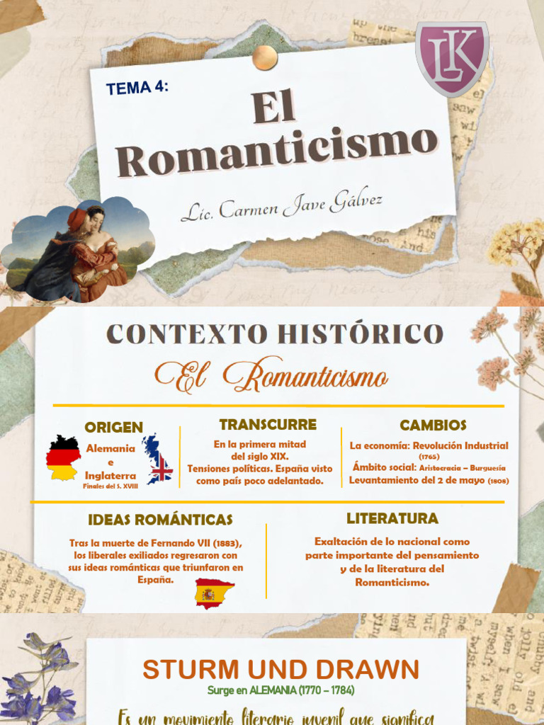 Tema_4_El_Romanticismo | PDF | Romanticismo