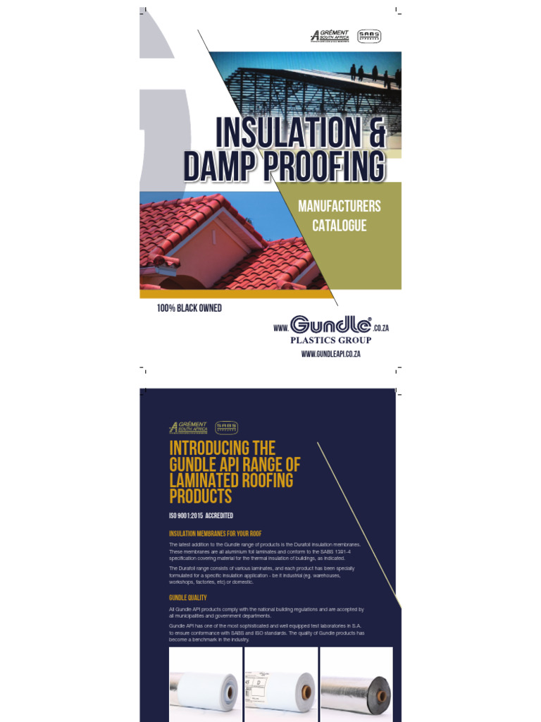 Gundle Insulation Brochure | Download Free PDF | Aluminium Foil ...