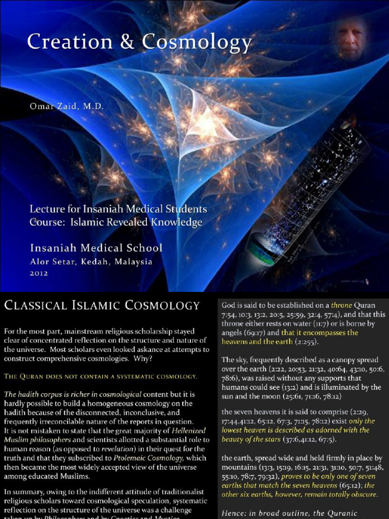 Cosmology lecture | PDF