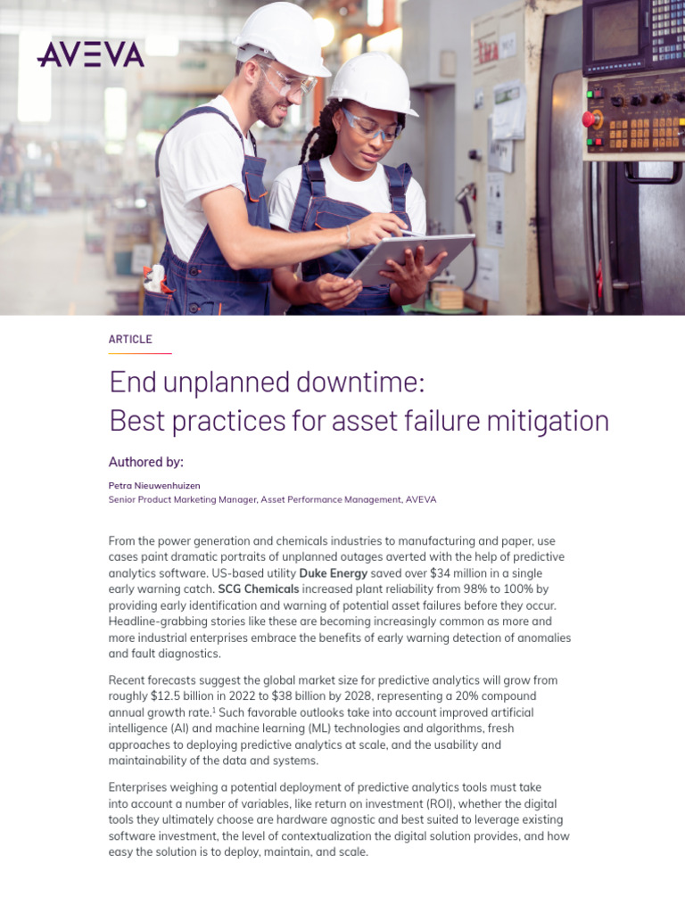 Article_AVEVA_PredictiveAnalytics_23-02.pdf.coredownload.inline | PDF | Analytics | Predictive ...