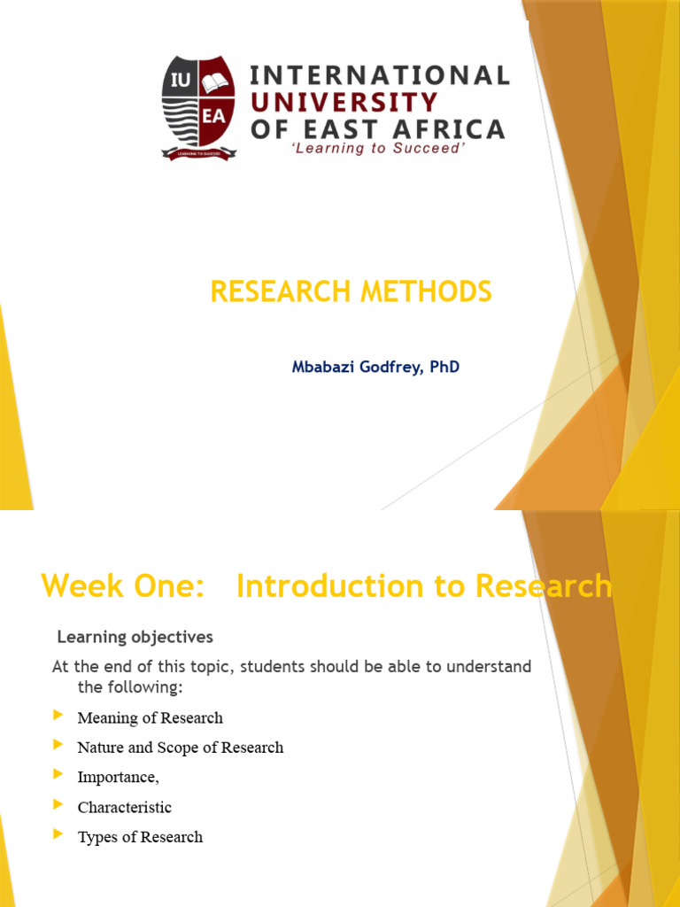 Week 1 Introduction Nature Scope And Process Of Research Pdf Qualitative Research Methodology