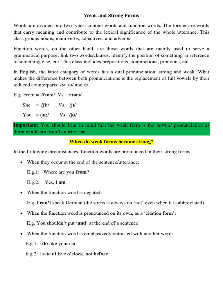 Weak and Strong Forms | PDF