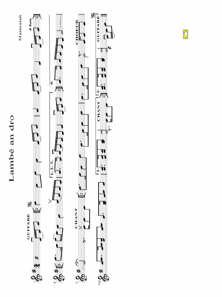 Matmatah - Lambé An Dro | PDF