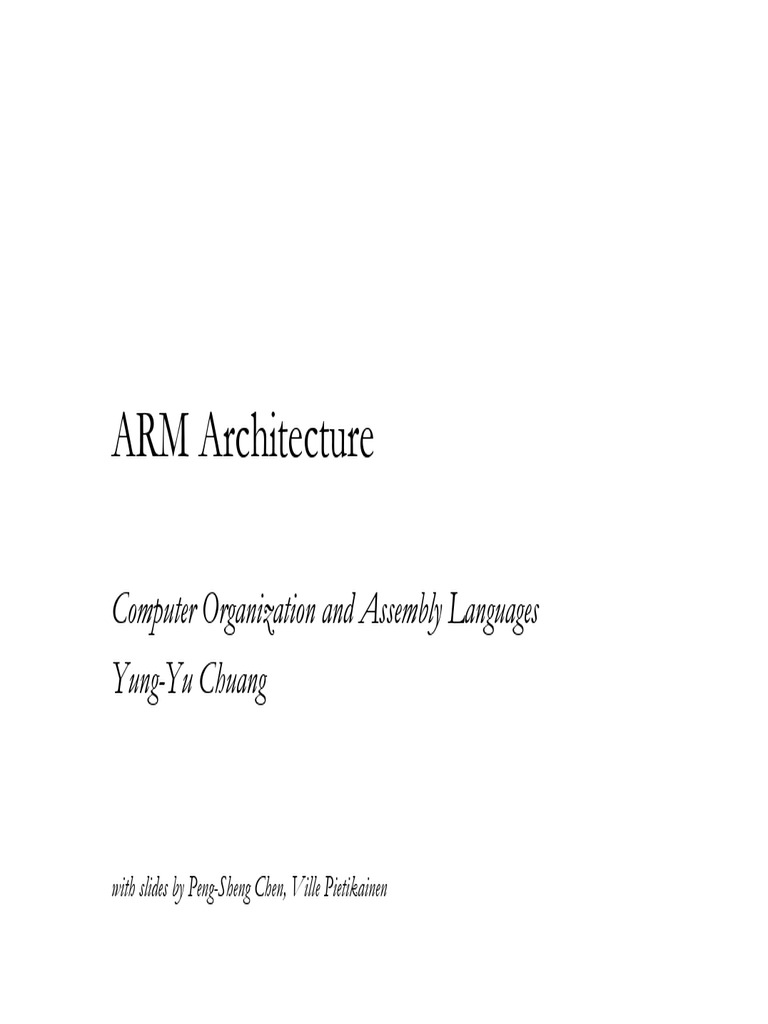 ARM Arch 1704437782 | PDF | Integrated Circuit | Manufactured Goods