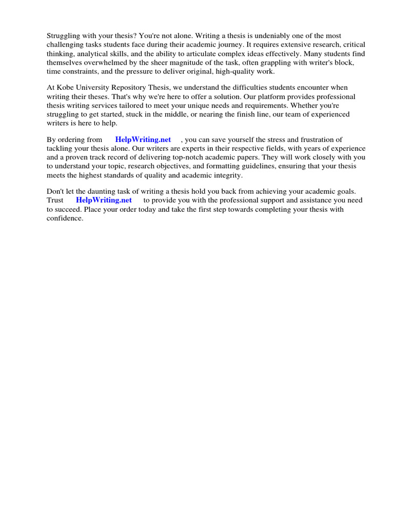 Kobe University Repository Thesis | PDF | Alpha Helix | Dna