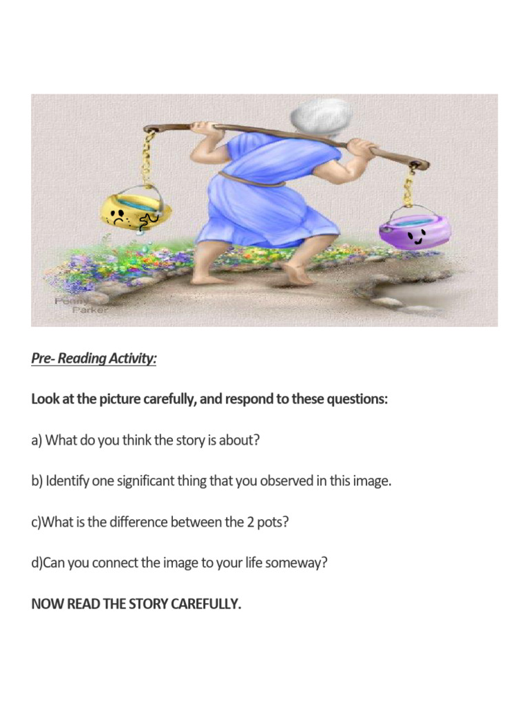 The Story of The Cracked Pot | PDF