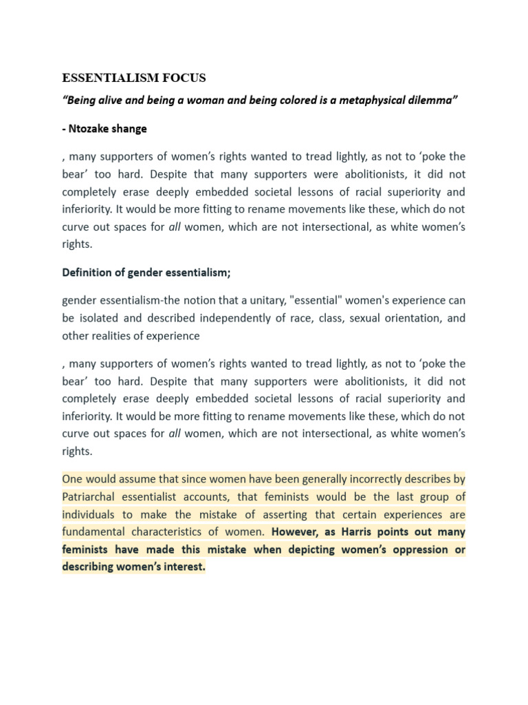 Final Feminsim | Download Free PDF | Gender Studies | Feminism