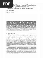 WHO Constitution: A Global Health Framework | PDF | World Health ...