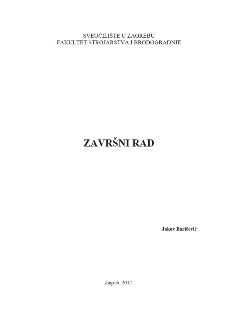 Baricevic 2017 Zavrsni Preddiplomski | PDF