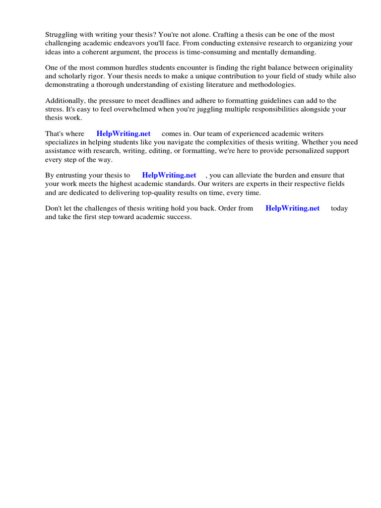 Thesis Writing Help and Support | PDF | Musical Instruments | Music ...
