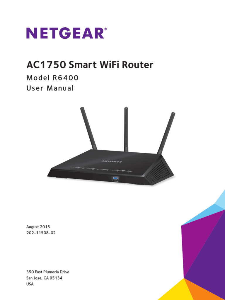 R6400 UM 07aug2015 | PDF | Wi Fi | Ip Address